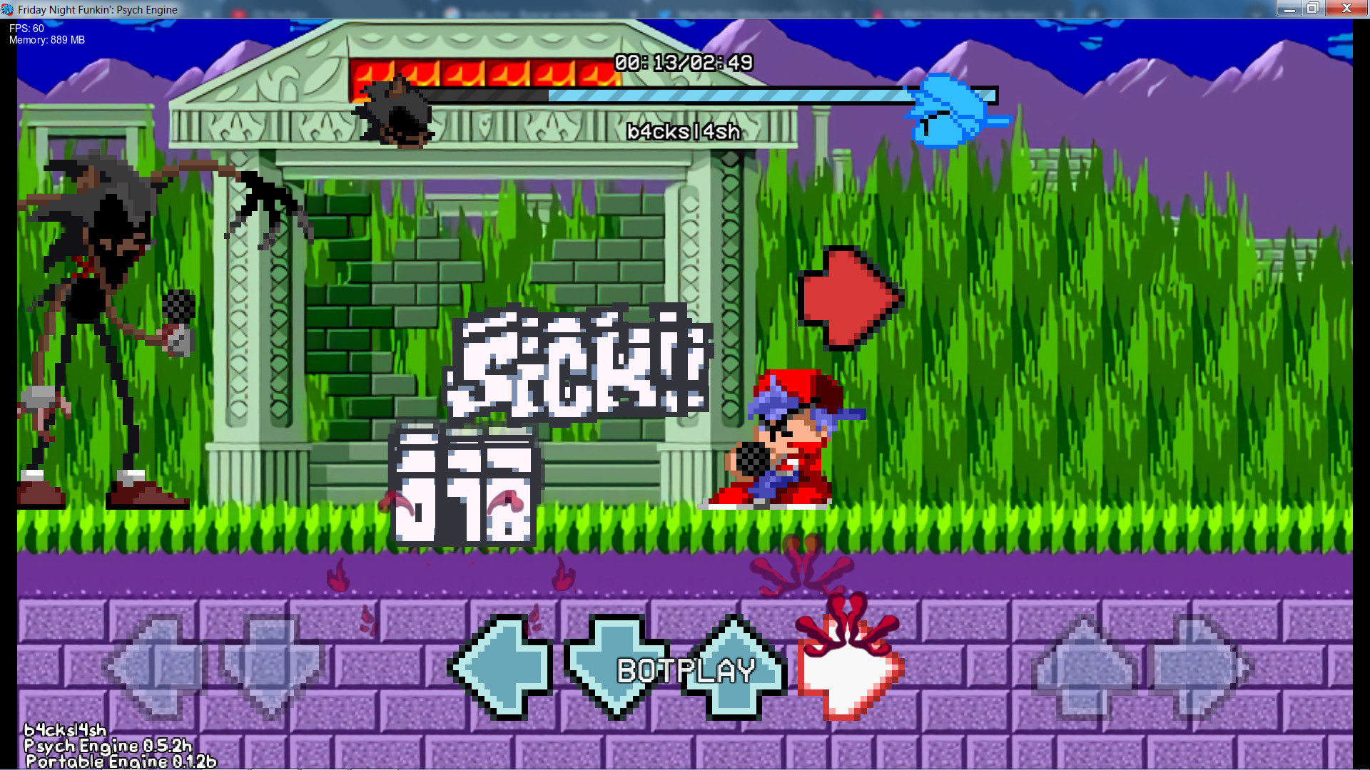 B4ckSl4sh But I Recreated it Mod for Friday Night Funkin' | FNF Mods