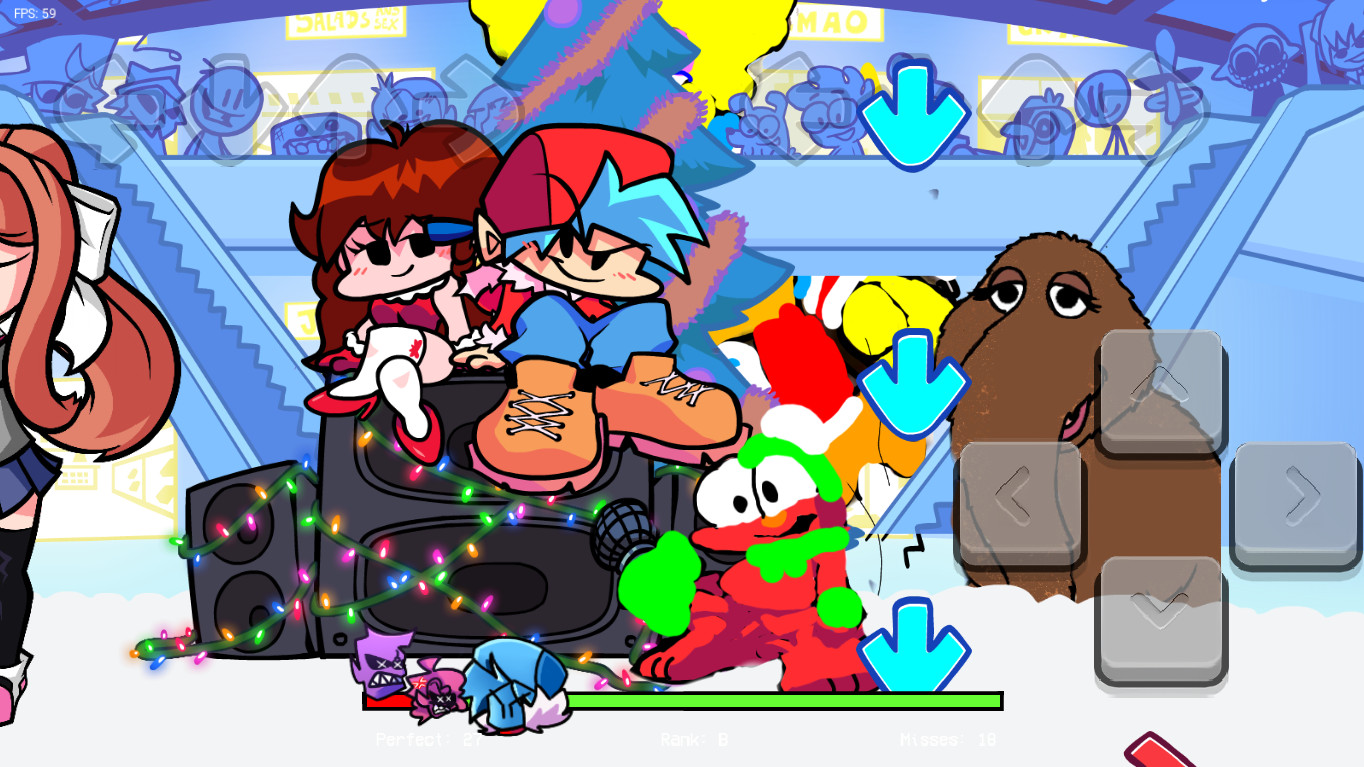 Elmo From Sesame Street Over Boyfriend Mod for Friday Night Funkin ...