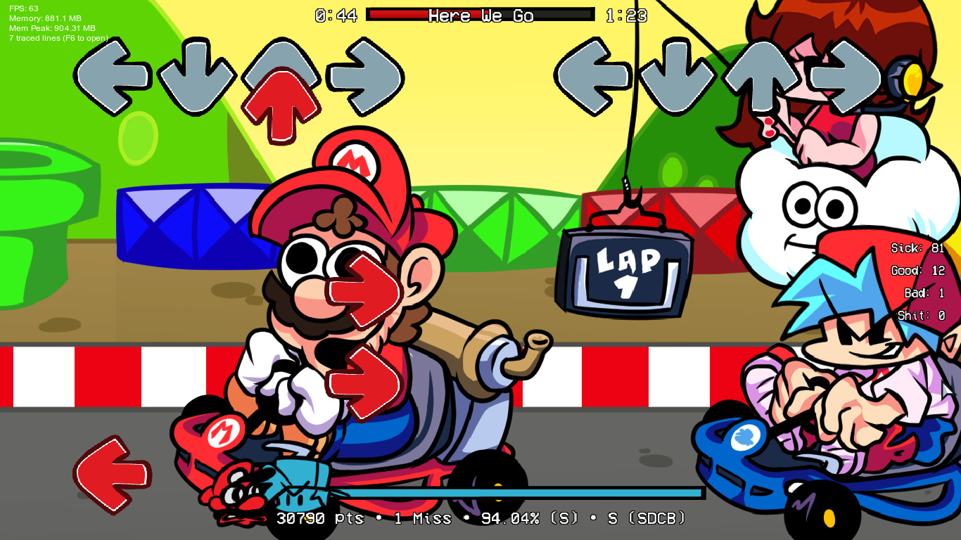 FNF x SMK YoshiCrafter Engine Port Mod for Friday Night Funkin' | FNF Mods