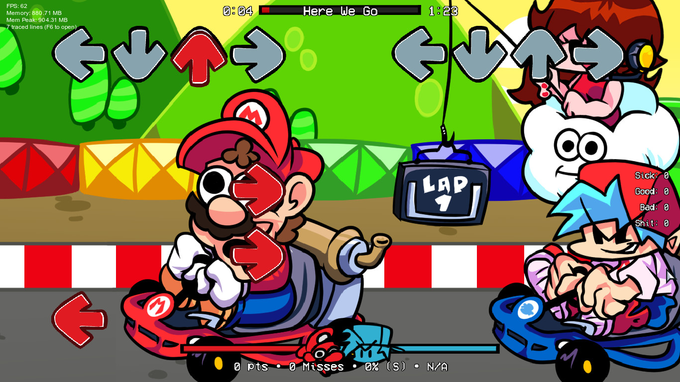 FNF x SMK YoshiCrafter Engine Port Mod for Friday Night Funkin' | FNF Mods