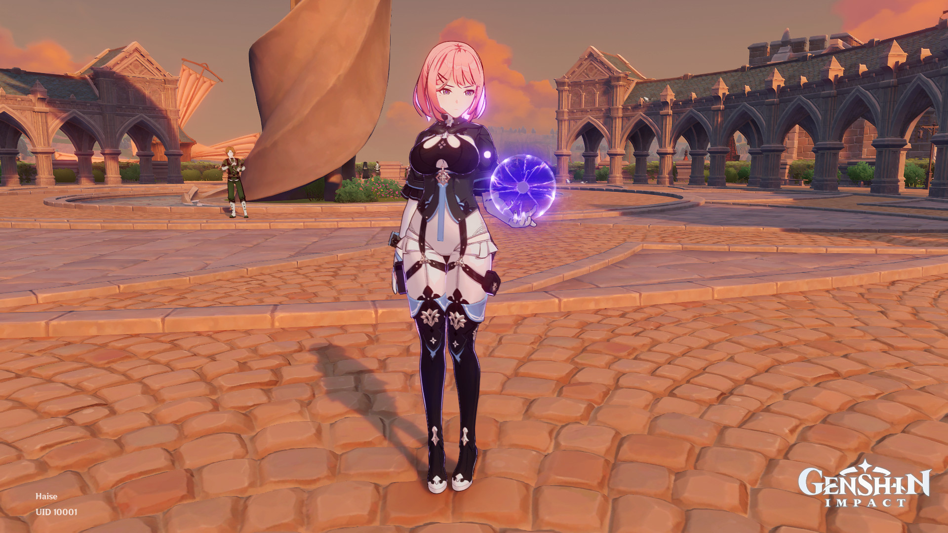 Raiden Timido cute costume Mod for Genshin Impact | GI Mods