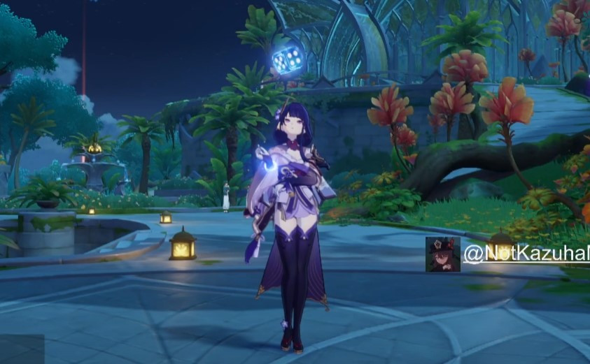 Raiden as Yelan Mod for Genshin Impact | GI Mods