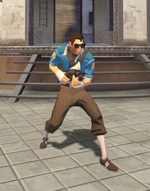 Blue shadows / warm highlights lightwarp Mod for Team Fortress 2 | TF2 Mods