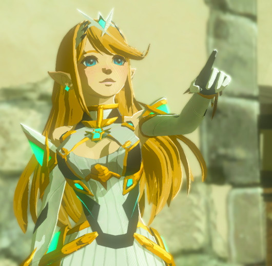 Mythra Outfit & blade (Linkle) Mod for The Legend of Zelda: Breath of ...