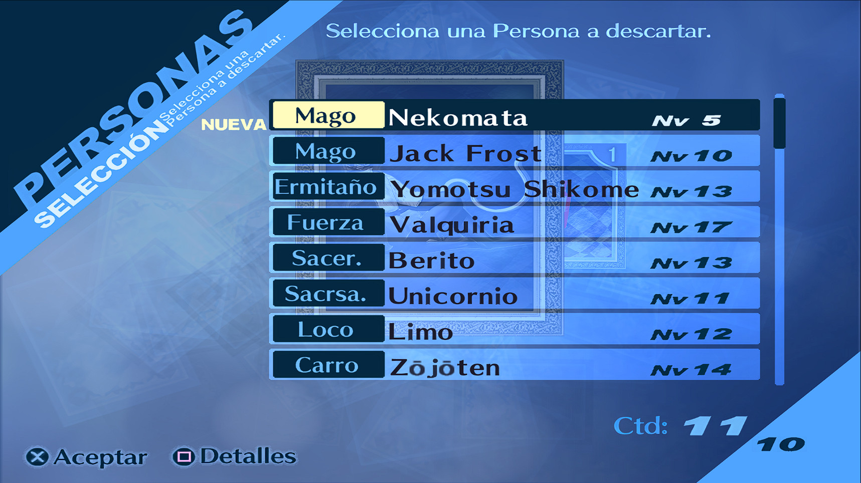FIX Español for P3FES:HD Overhaul Project Mod for Persona 3 FES | P3FES ...