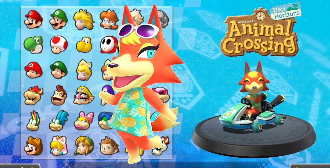 Audie (animal crossing) Mod for Mario Kart 8 | MK8 Mods