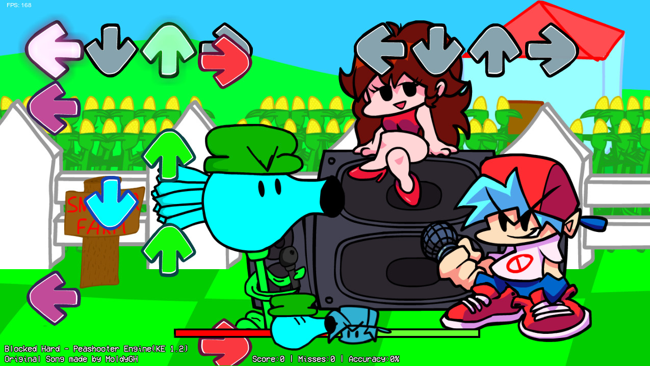 Vs. Peashooter & Snow Pea Mod for Friday Night Funkin' | FNF Mods