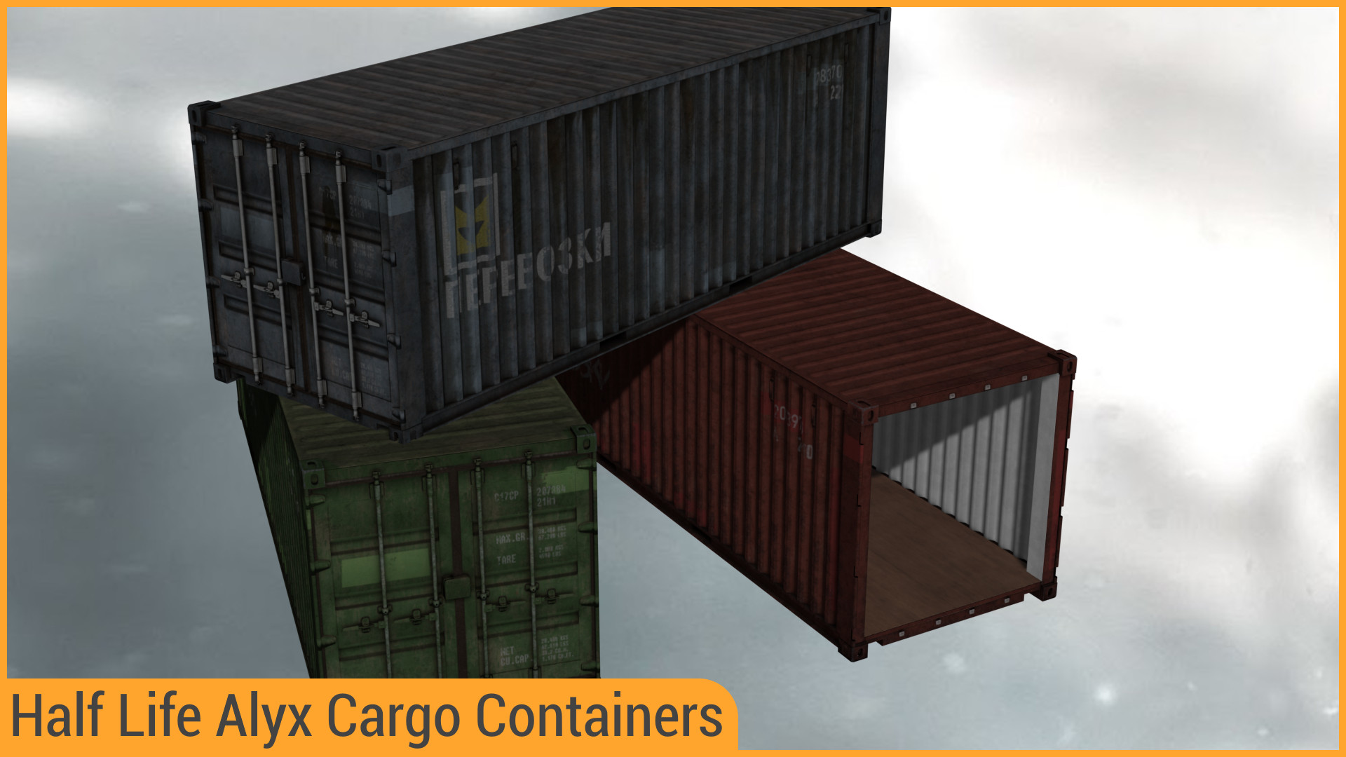 Half Life Alyx Cargo Containers Mod for Half-Life 2 | HL2 Mods