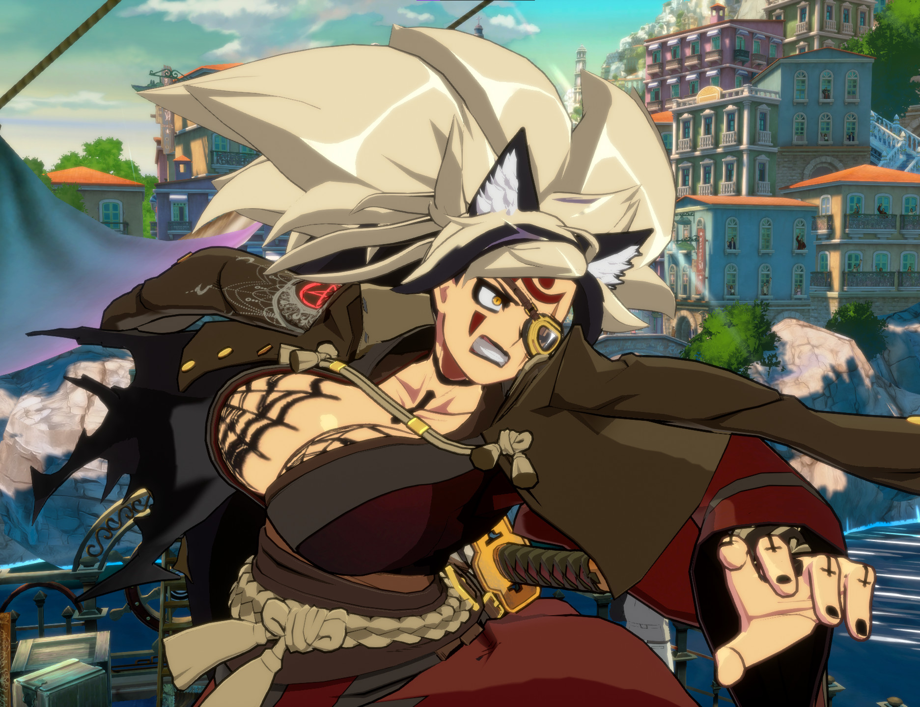 Fox Lady Baiken Mod for GUILTY GEAR -STRIVE- | GGST Mods