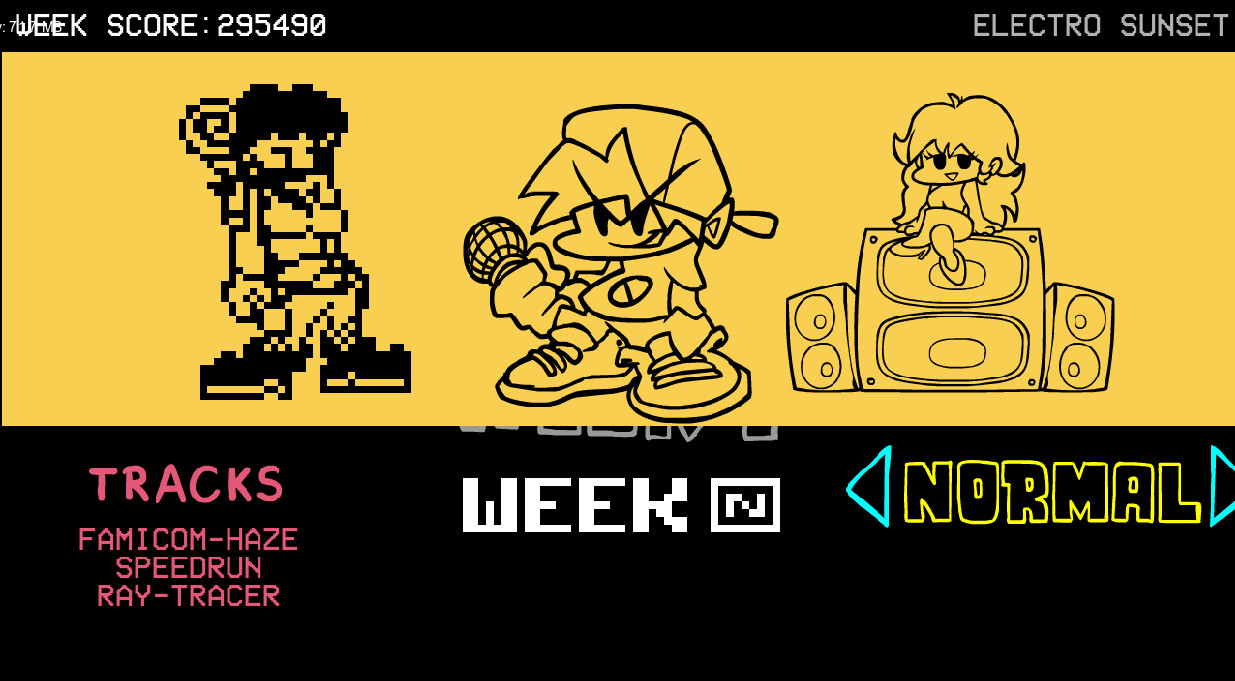 Friday Night Funkin' Vs. Nessi - Electro Sunset Mod for Friday Night ...