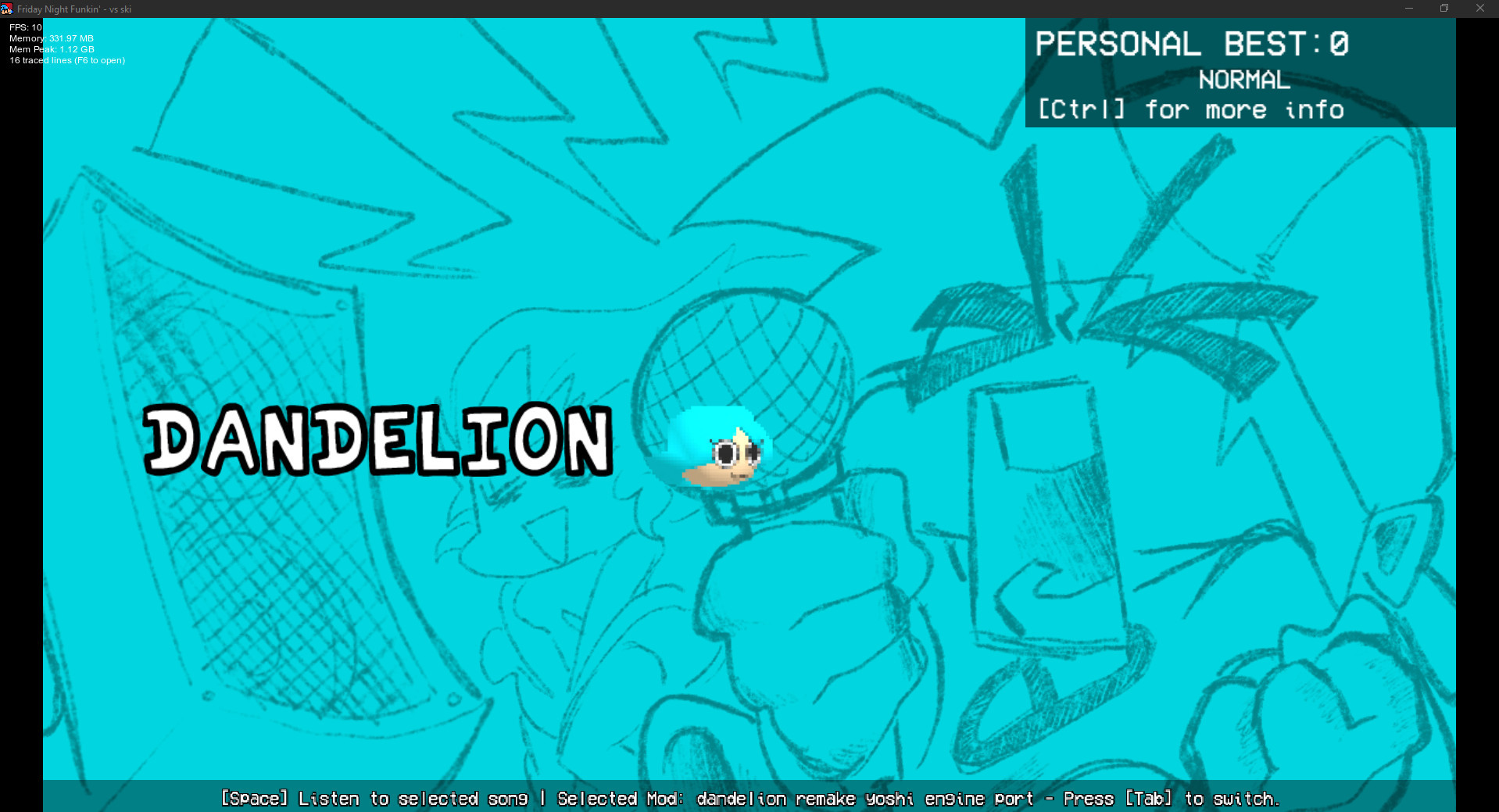 dandelion remake yoshi engine port (100%) [Friday Night Funkin'] [Mods]