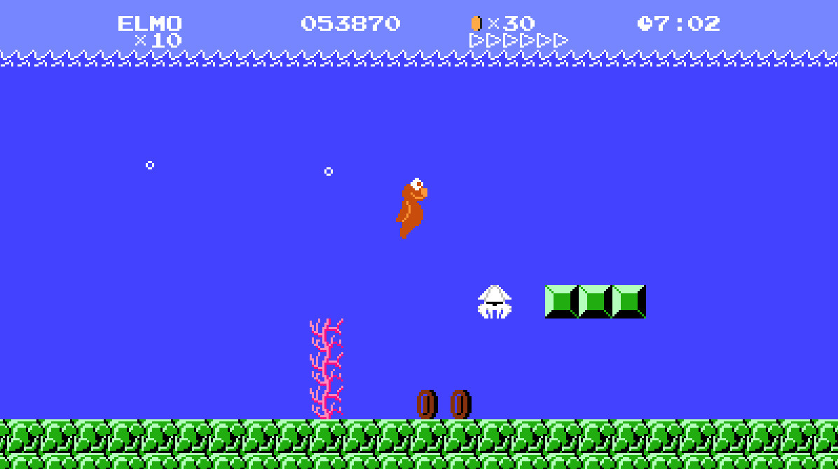 SMB1 Elmo (2.0/2.0.5) Mod for Boll Deluxe | BDX Mods