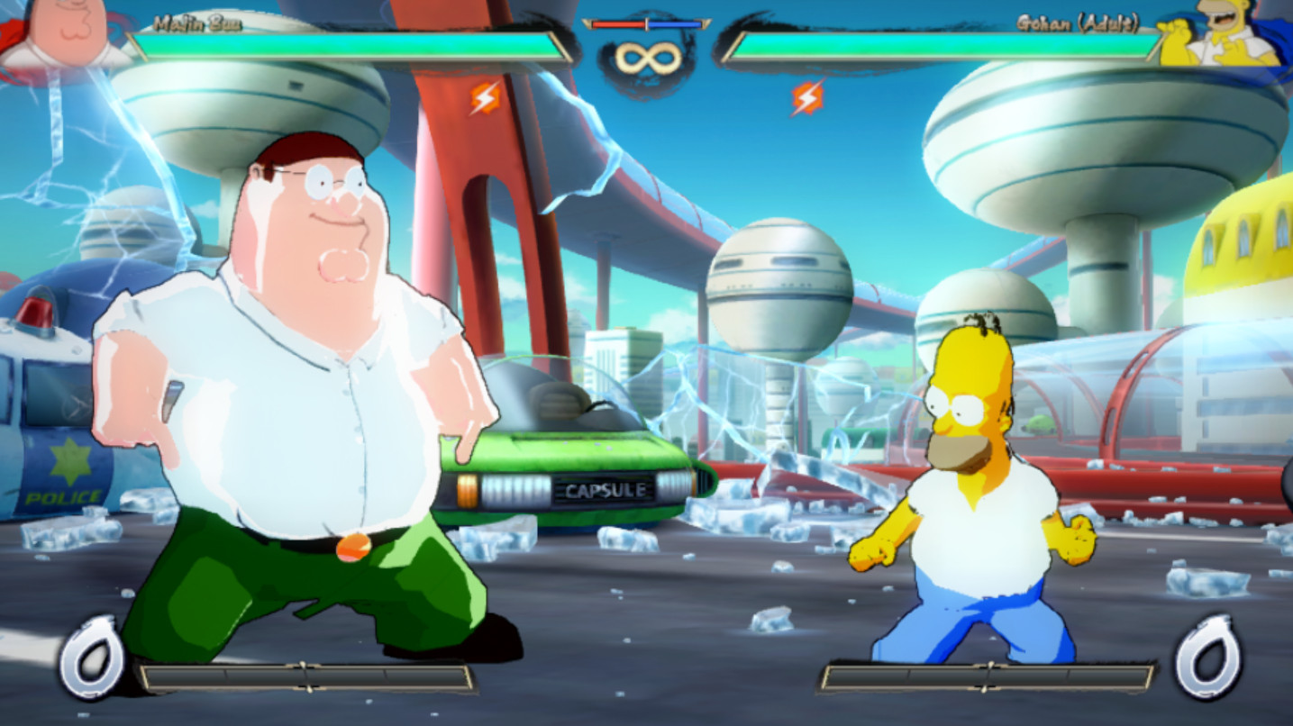 Peter Griffin over Majin Buu Mod for Dragon Ball FighterZ | DB:FZ Mods