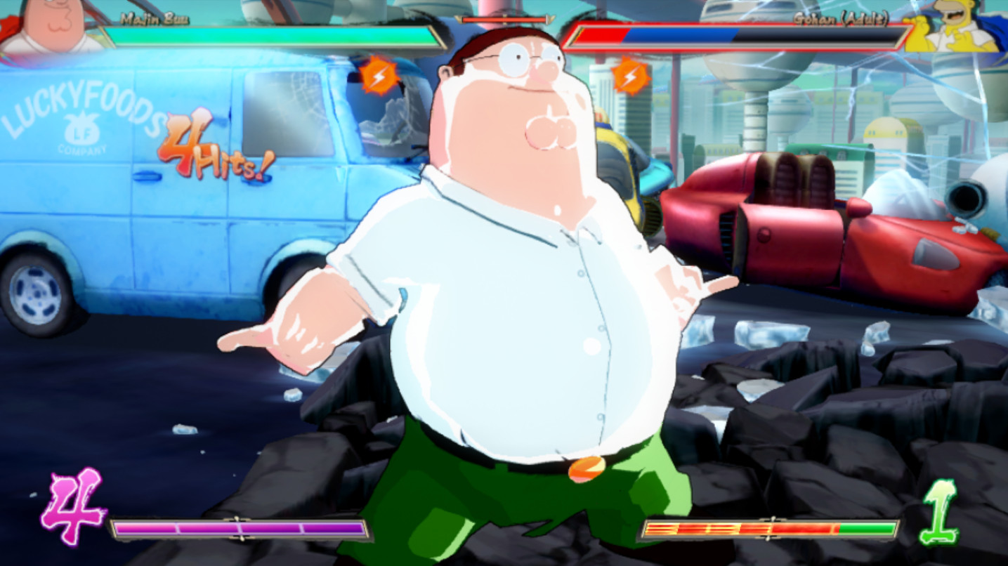 Peter Griffin over Majin Buu Mod for Dragon Ball FighterZ | DB:FZ Mods