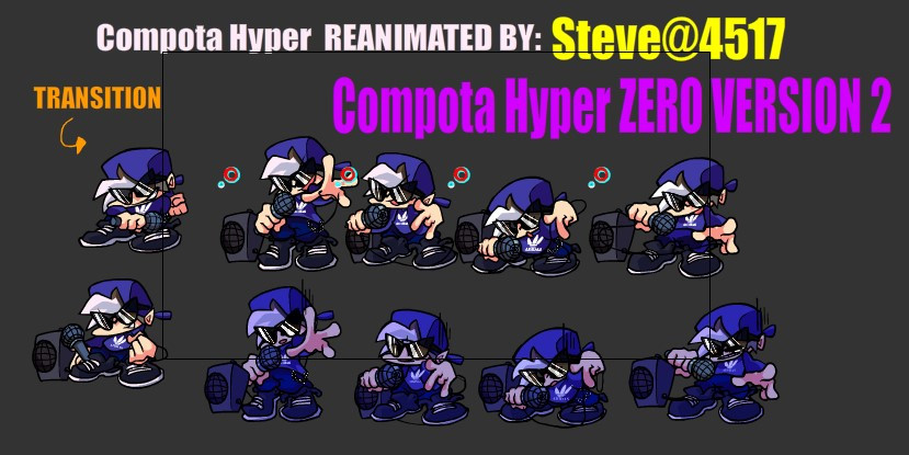 Compota hyper zero Mod for Friday Night Funkin' | FNF Mods