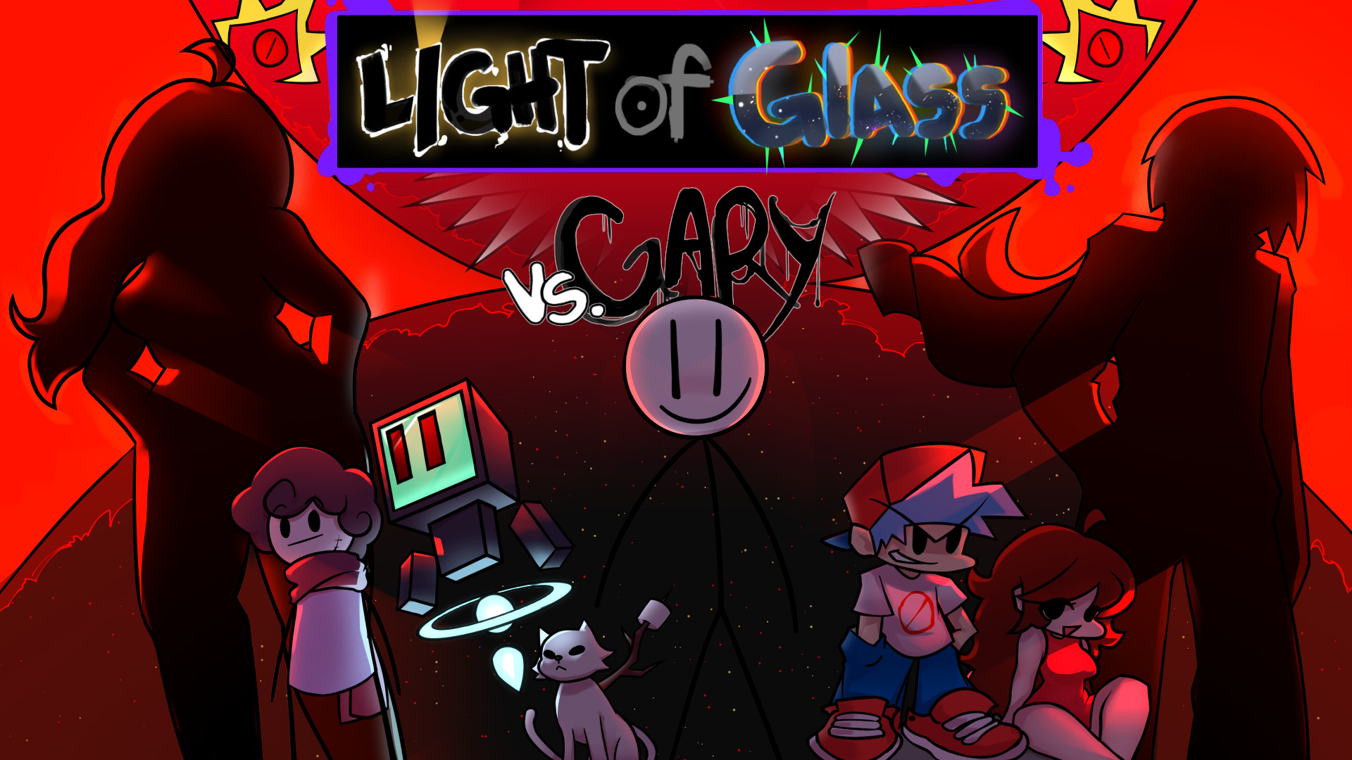 Light of Glass - Vs. Gary [DEMO] Mod for Friday Night Funkin' | FNF Mods