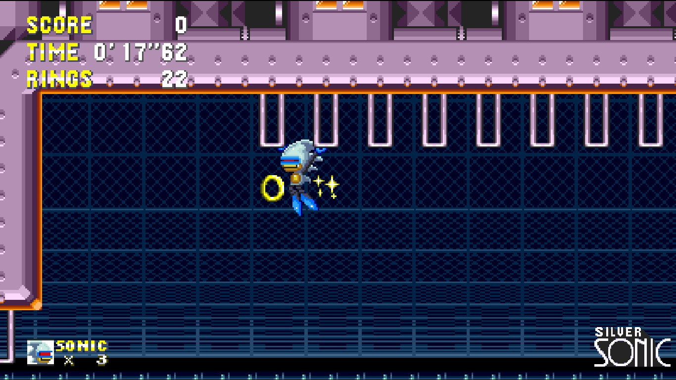 Silver Sonic from Sonic 2 Master System Mod for Sonic 3 A.I.R. | S3AIR Mods