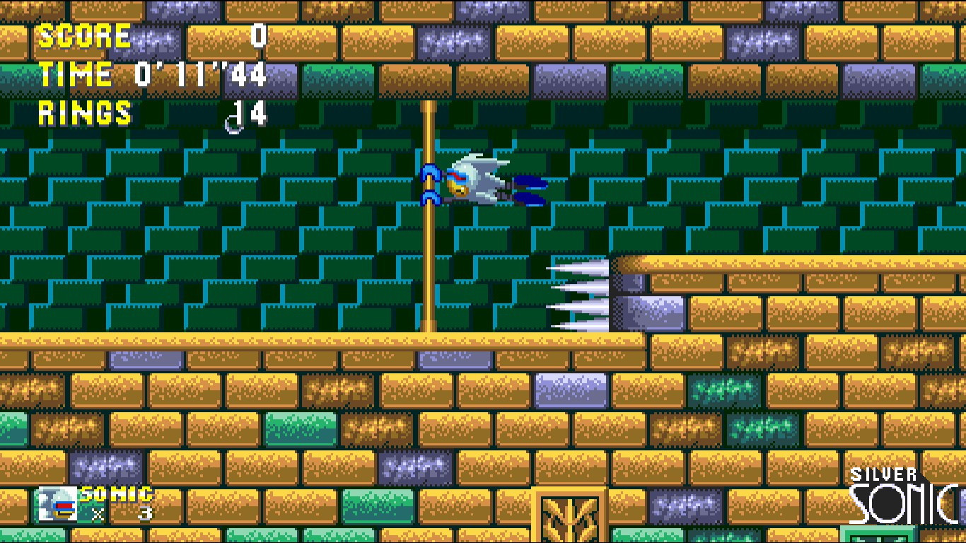 Silver Sonic from Sonic 2 Master System Mod for Sonic 3 A.I.R. | S3AIR Mods