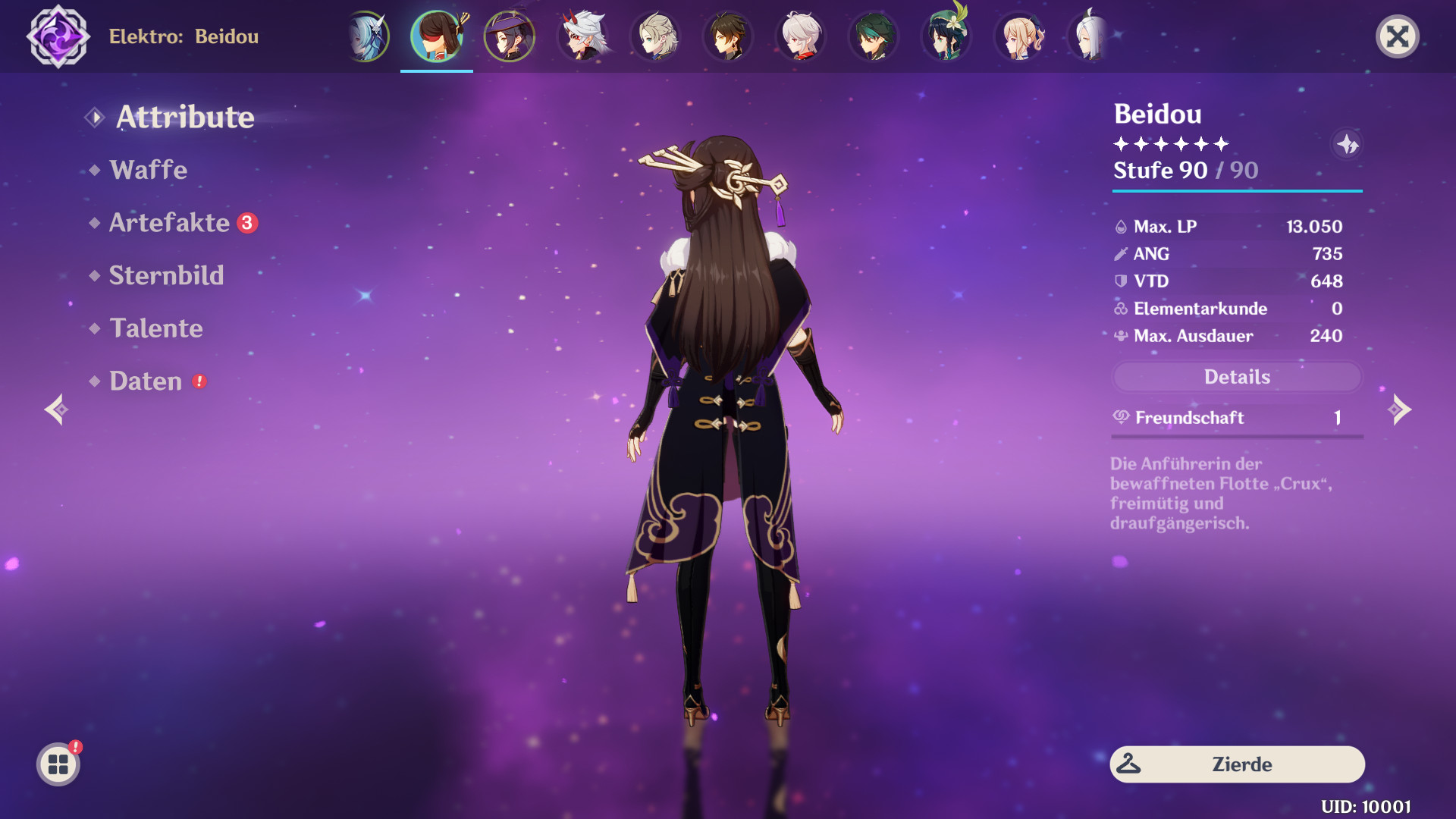 Beidou Final Ascension Skin Mod for Genshin Impact | GI Mods