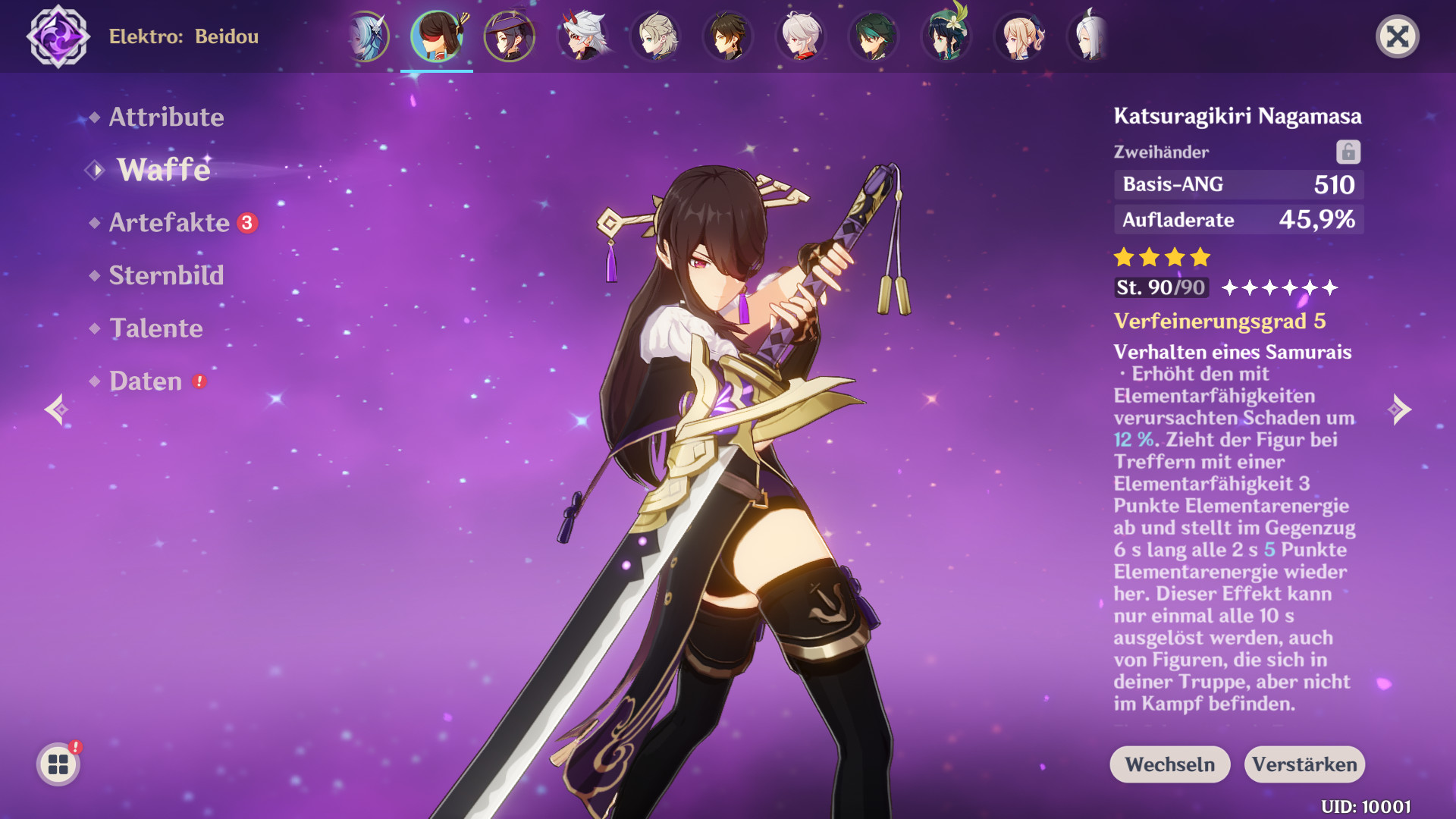 Beidou Final Ascension Skin Mod for Genshin Impact | GI Mods