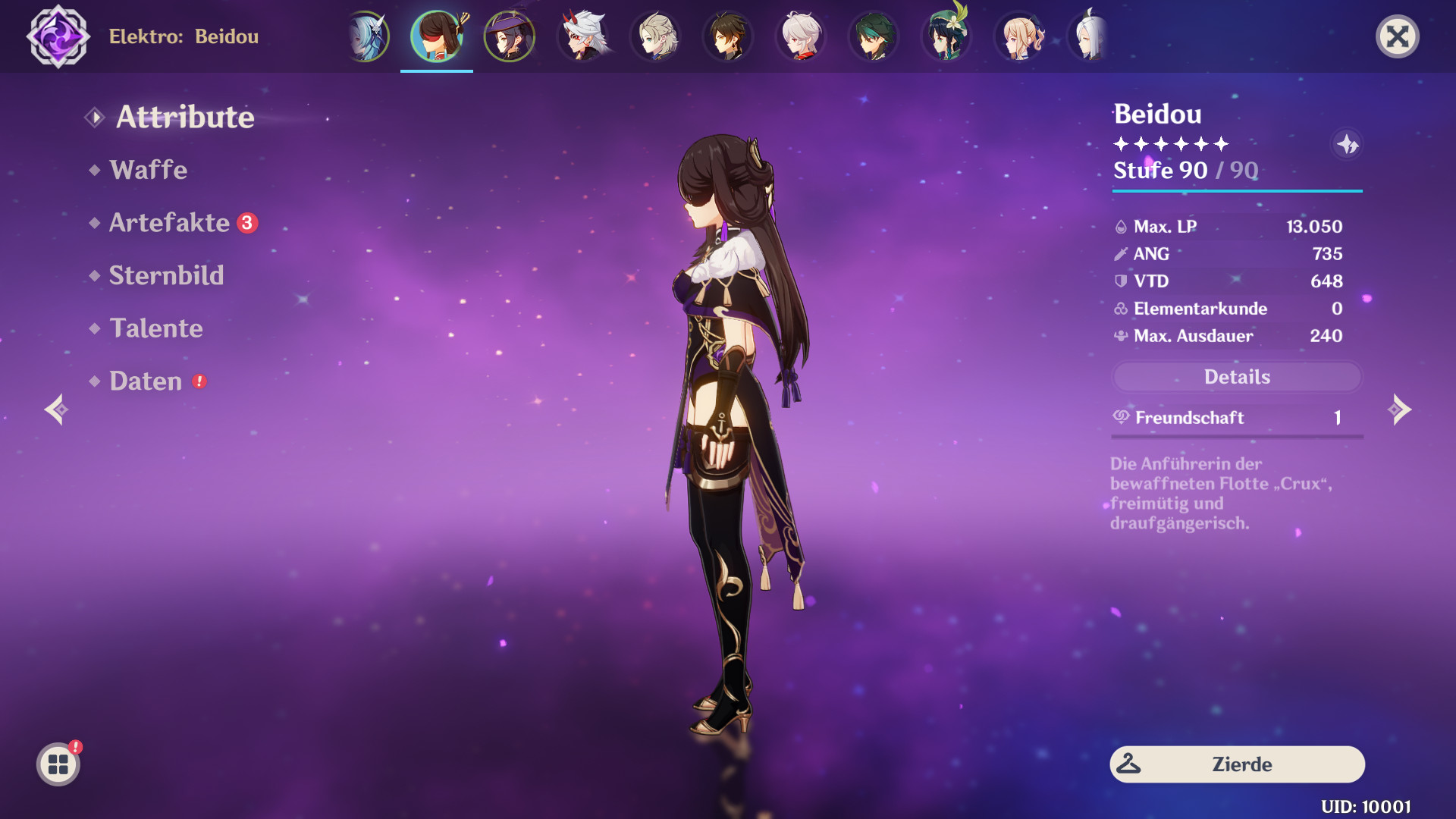 Beidou Final Ascension Skin Mod for Genshin Impact | GI Mods