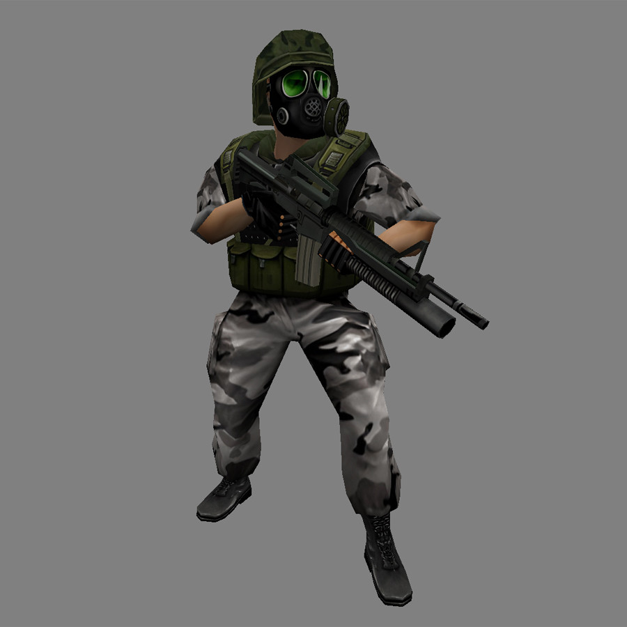 HD human grunts with a few quality tweaks Mod for Half-Life | HL Mods