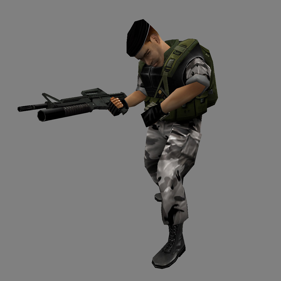 HD human grunts with a few quality tweaks Mod for Half-Life | HL Mods