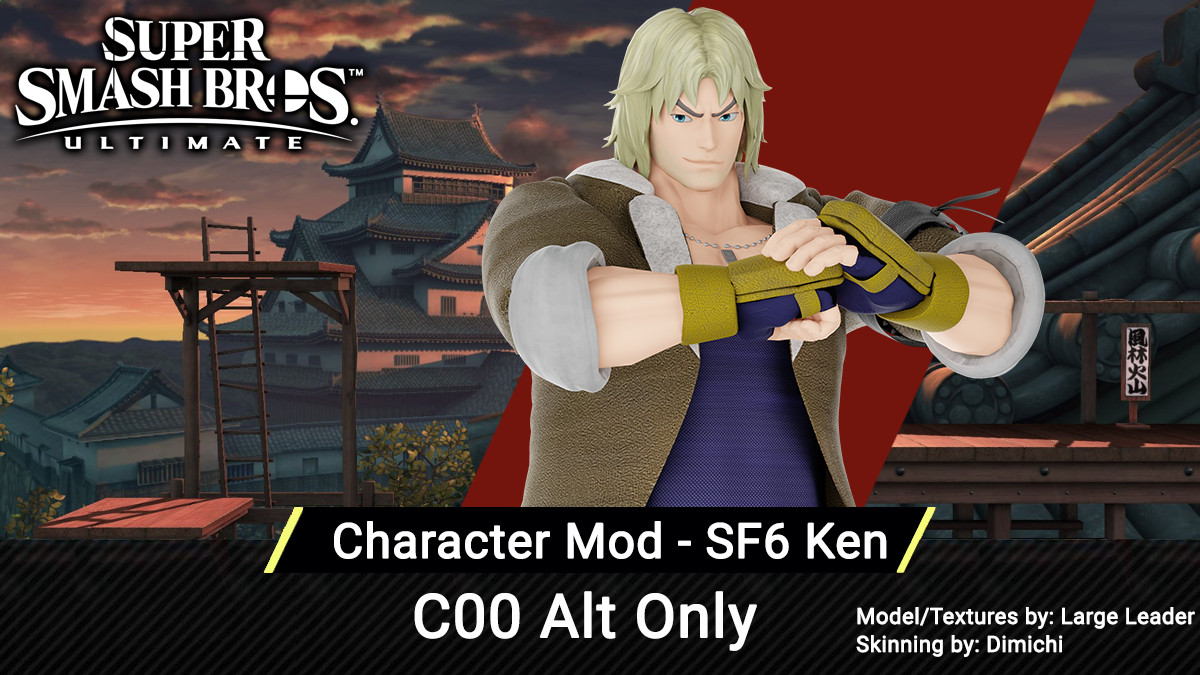 Street Fighter 6 Ken Mod for Super Smash Bros. Ultimate | SSBU Mods