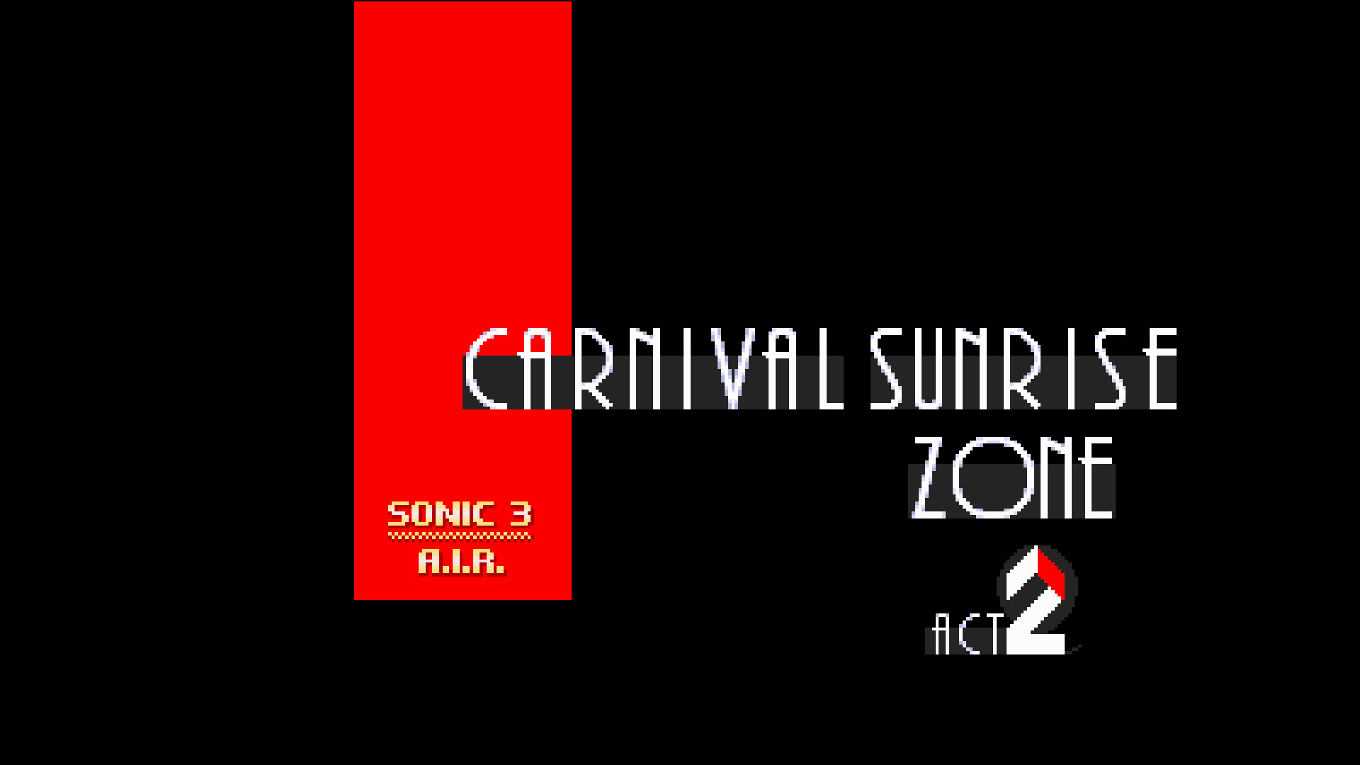Carnival Sunrise title card Mod for Sonic 3 A.I.R. | S3AIR Mods