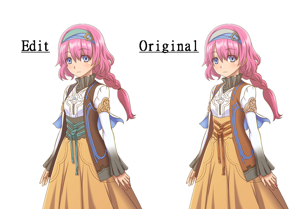 Priscilla Sprite and 3D Texture Edit [Rune Factory 5] [Mods]