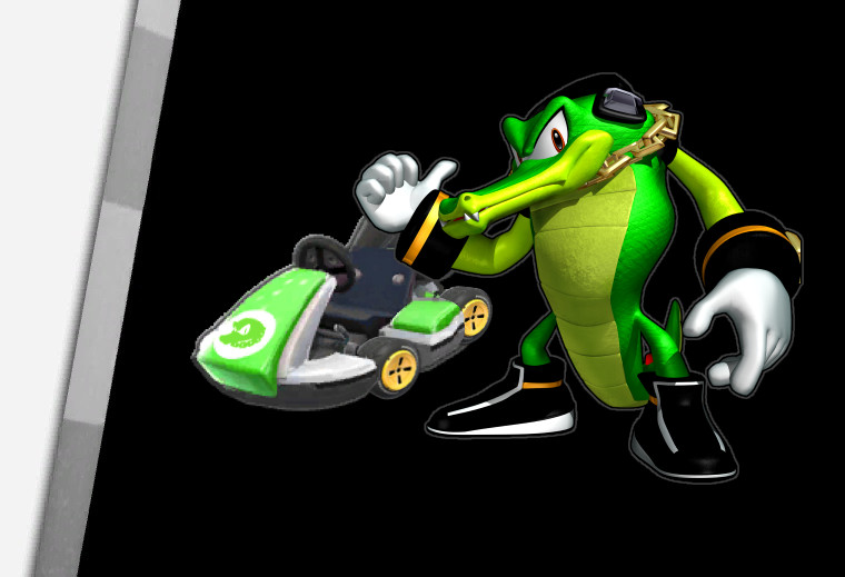 Vector the Crocodile Mod for Mario Kart 8 | MK8 Mods