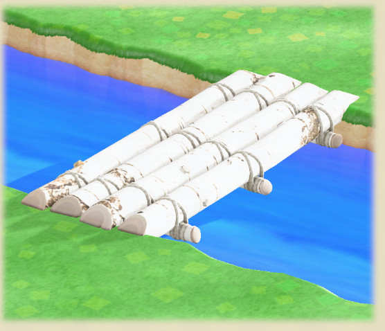 Birch Tree Log Bridge Mod for Animal Crossing: New Horizons | ACNH Mods