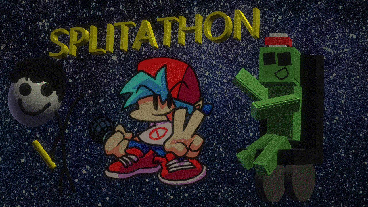 Splitathon Cover (Slimathon) [Friday Night Funkin'] [Mods]