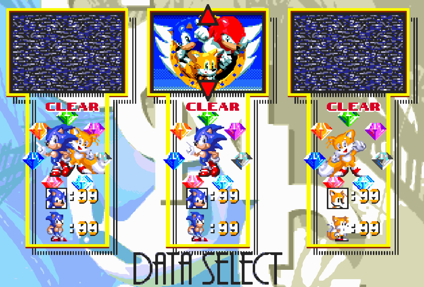 save file 210% (mighty,ray,shadow support) Mod for Sonic 3 A.I.R ...