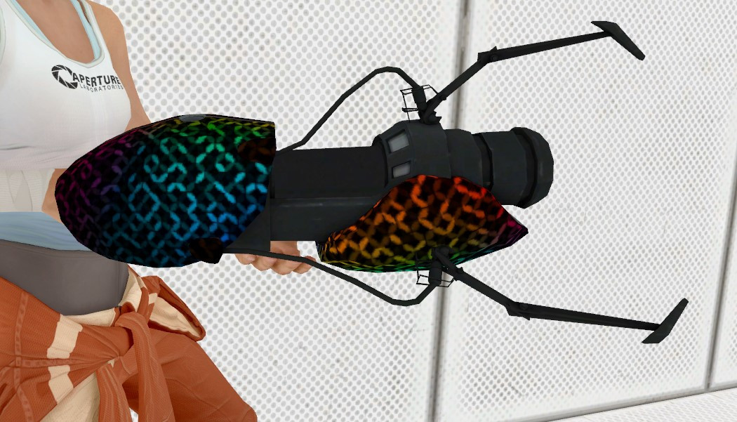 Fancy portal gun skin Mod for Portal 2 | P2 Mods