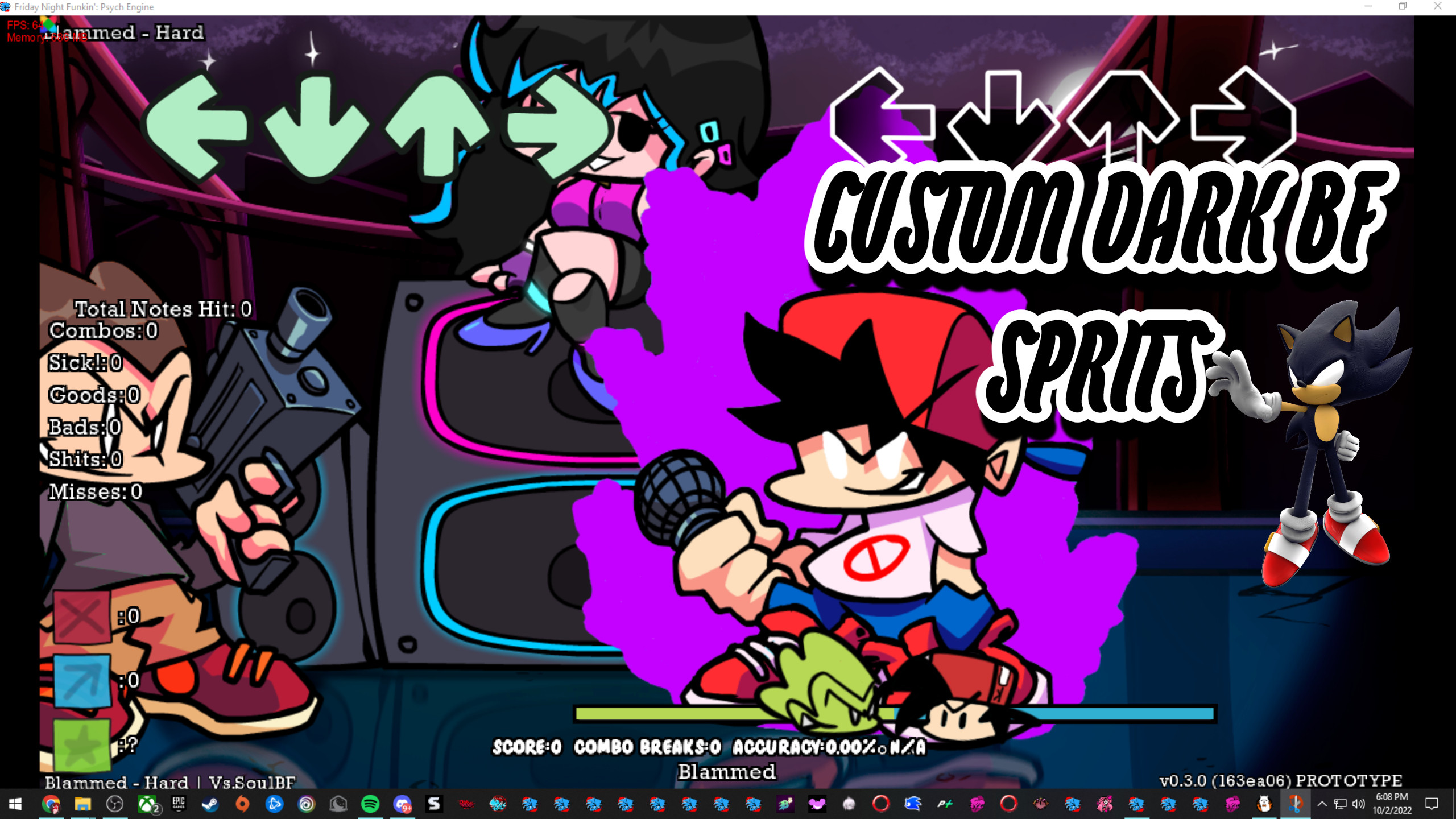 all bf super forms plus dark bf [Friday Night Funkin'] [Mods]