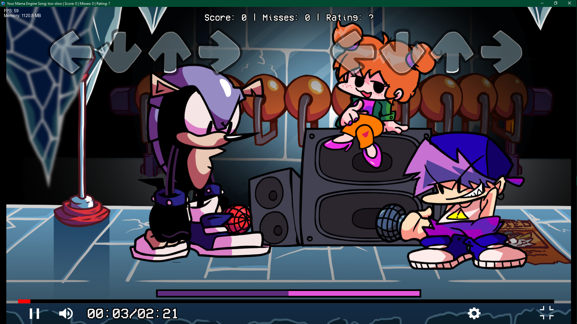 Youtube Hud [Friday Night Funkin'] [Mods]