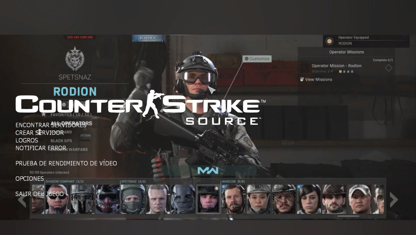 MW2019 Nikodim (Rodion) Egorov Mod for Counter-Strike: Source | CS:S Mods