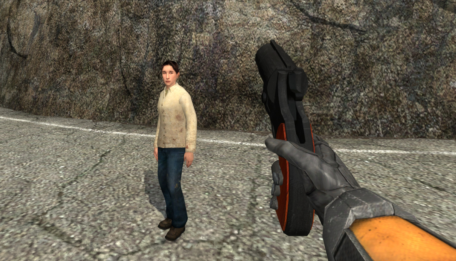 Flare Gun Revolver on Xray's Animation [Half-Life 2] [Mods]