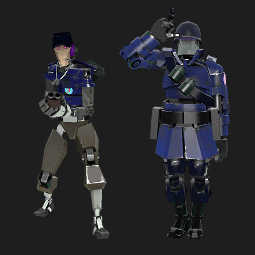 Luna Blue MvM Bots Mod for Team Fortress 2 | TF2 Mods