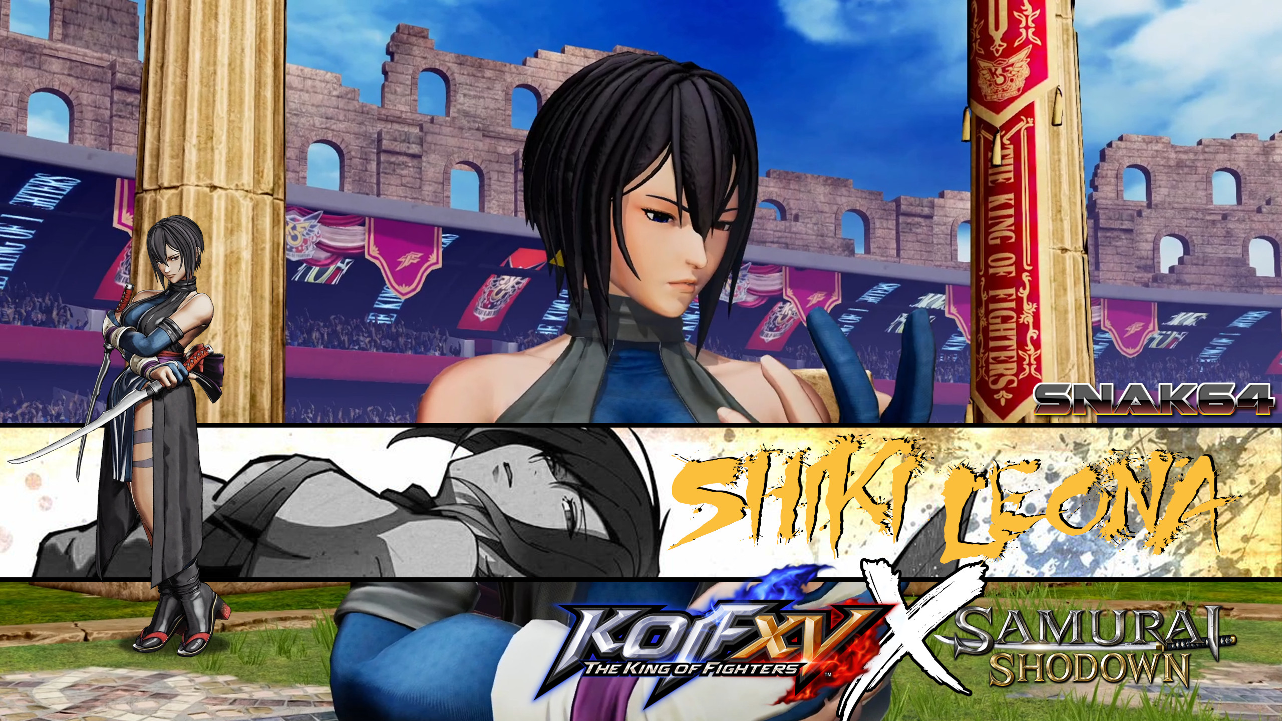 Shiki Leona Mod for The King of Fighters XV | KoFXV Mods