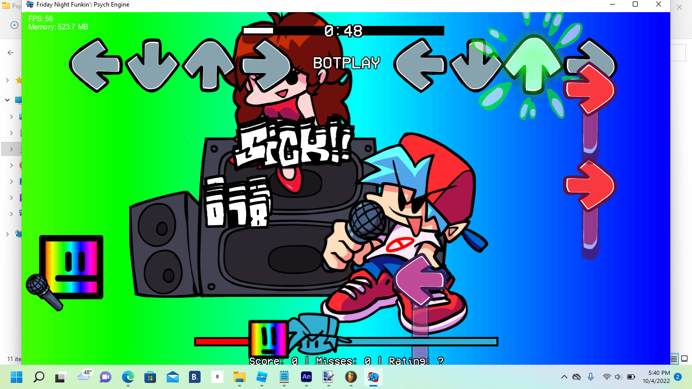 RainBow Block Version 0 FNF [Friday Night Funkin'] [Mods]