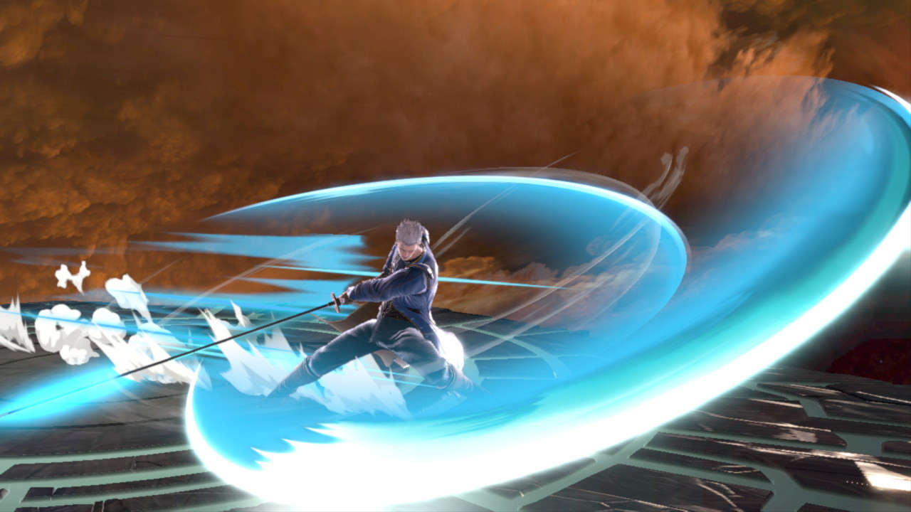 Vergil Based/Turquiose Effects Mod for Super Smash Bros. Ultimate ...