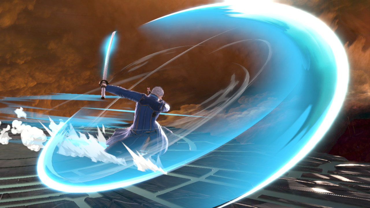 Vergil Based/Turquiose Effects Mod for Super Smash Bros. Ultimate ...