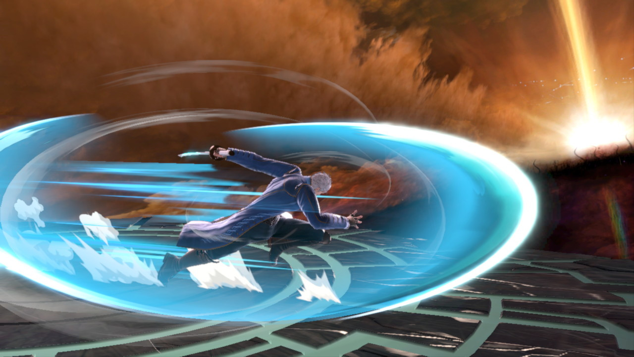 Vergil Based/Turquiose Effects Mod for Super Smash Bros. Ultimate ...