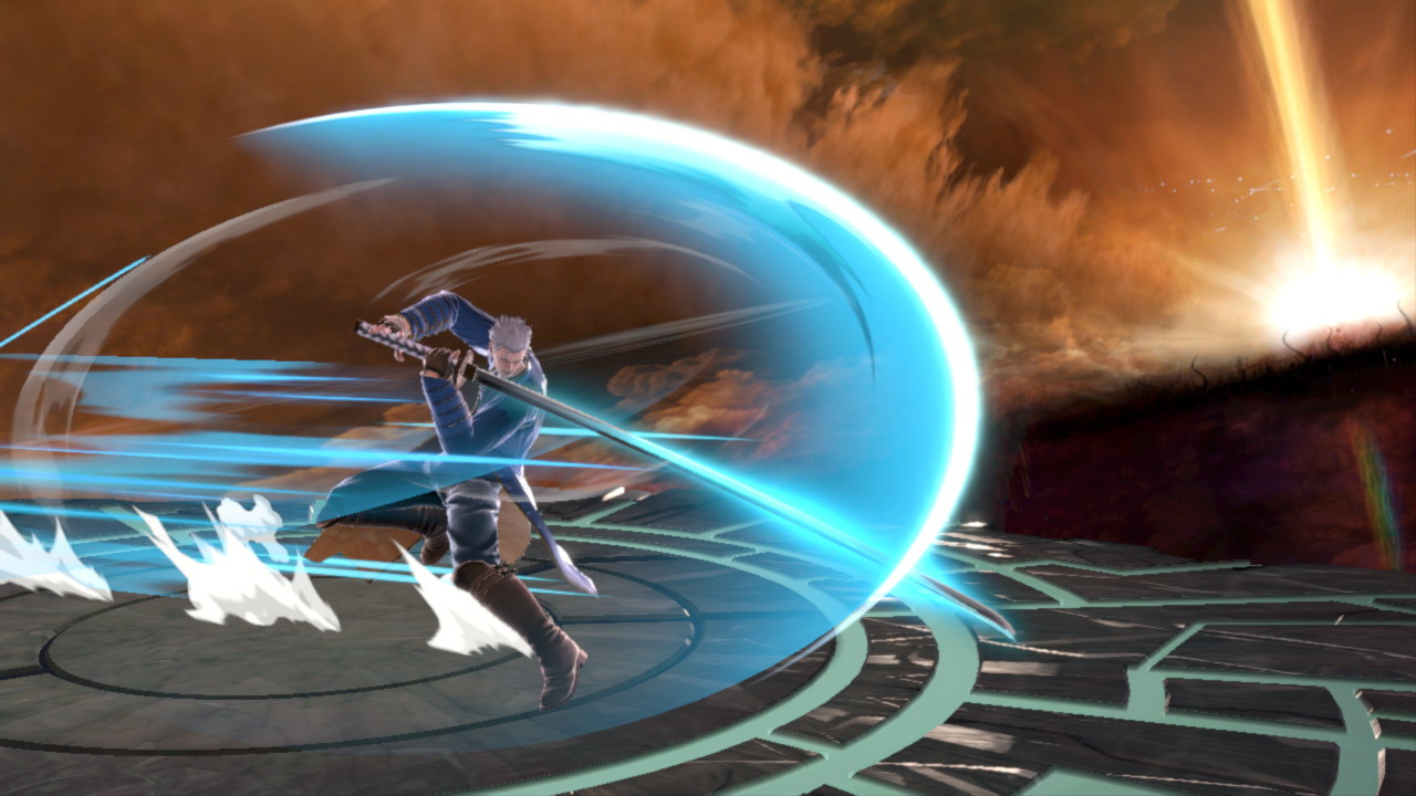 Vergil Based/Turquiose Effects Mod for Super Smash Bros. Ultimate ...