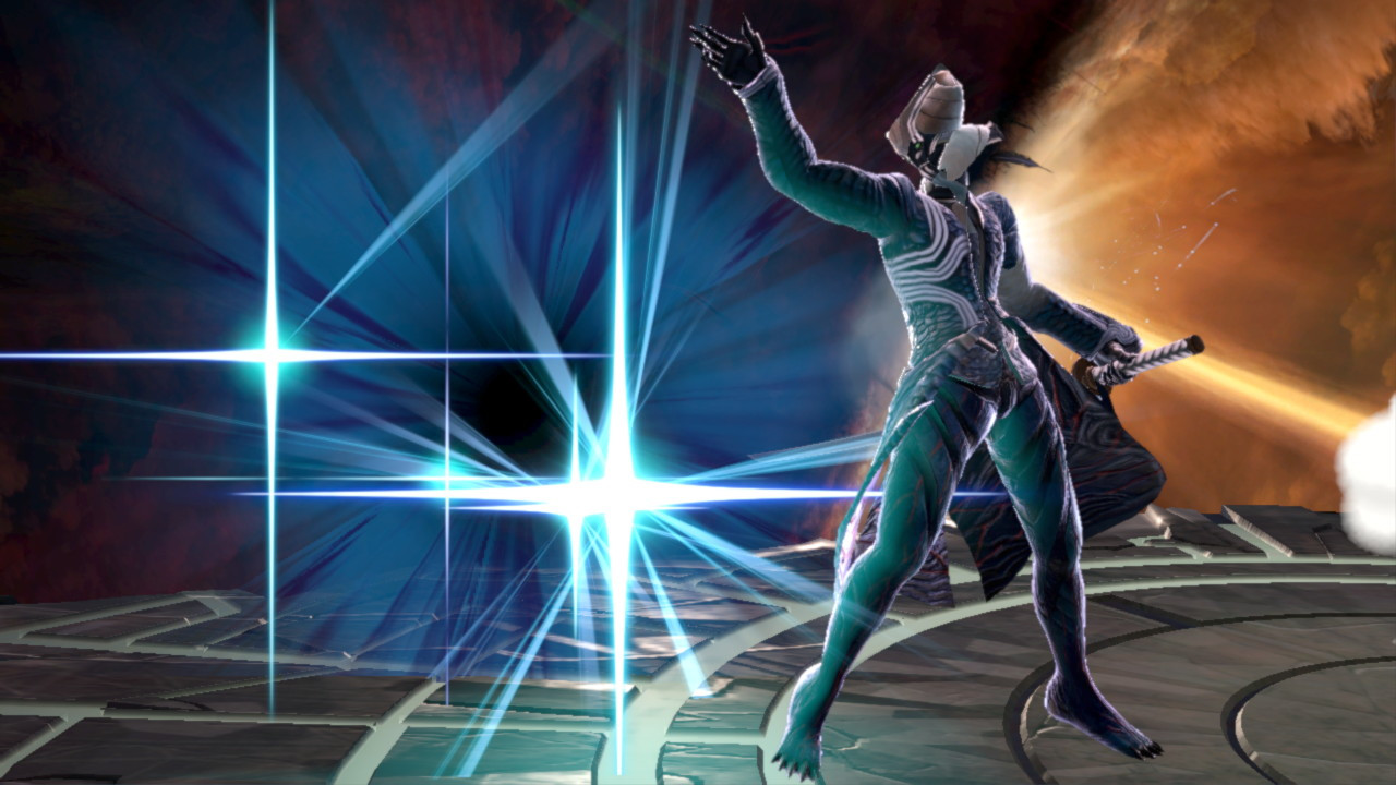 Vergil Based/Turquiose Effects Mod for Super Smash Bros. Ultimate ...
