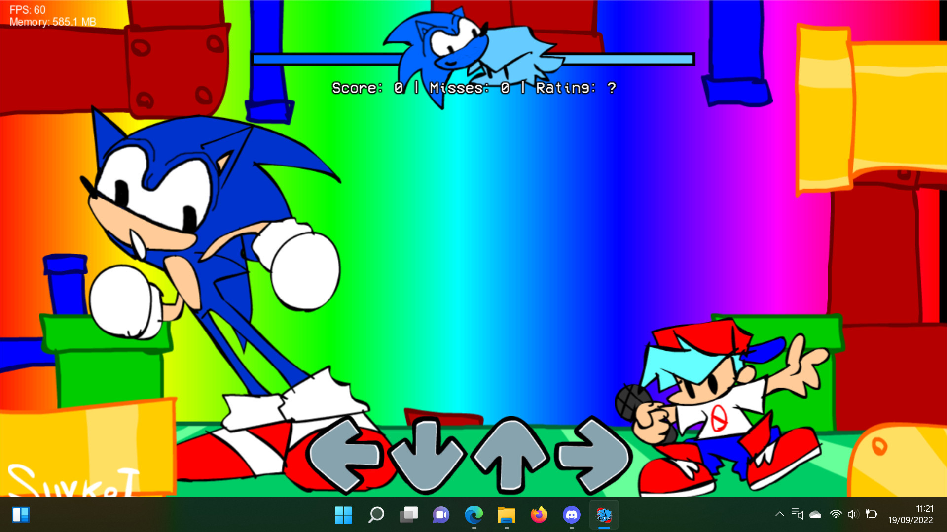 Soinc.WMV reskin into normal Sonic Mod for Friday Night Funkin' | FNF Mods