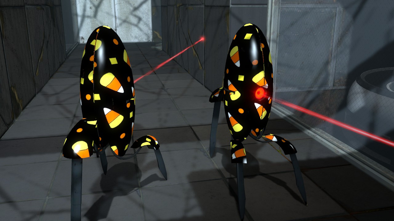 Candy Corn Turret Mod for Portal 2 | P2 Mods