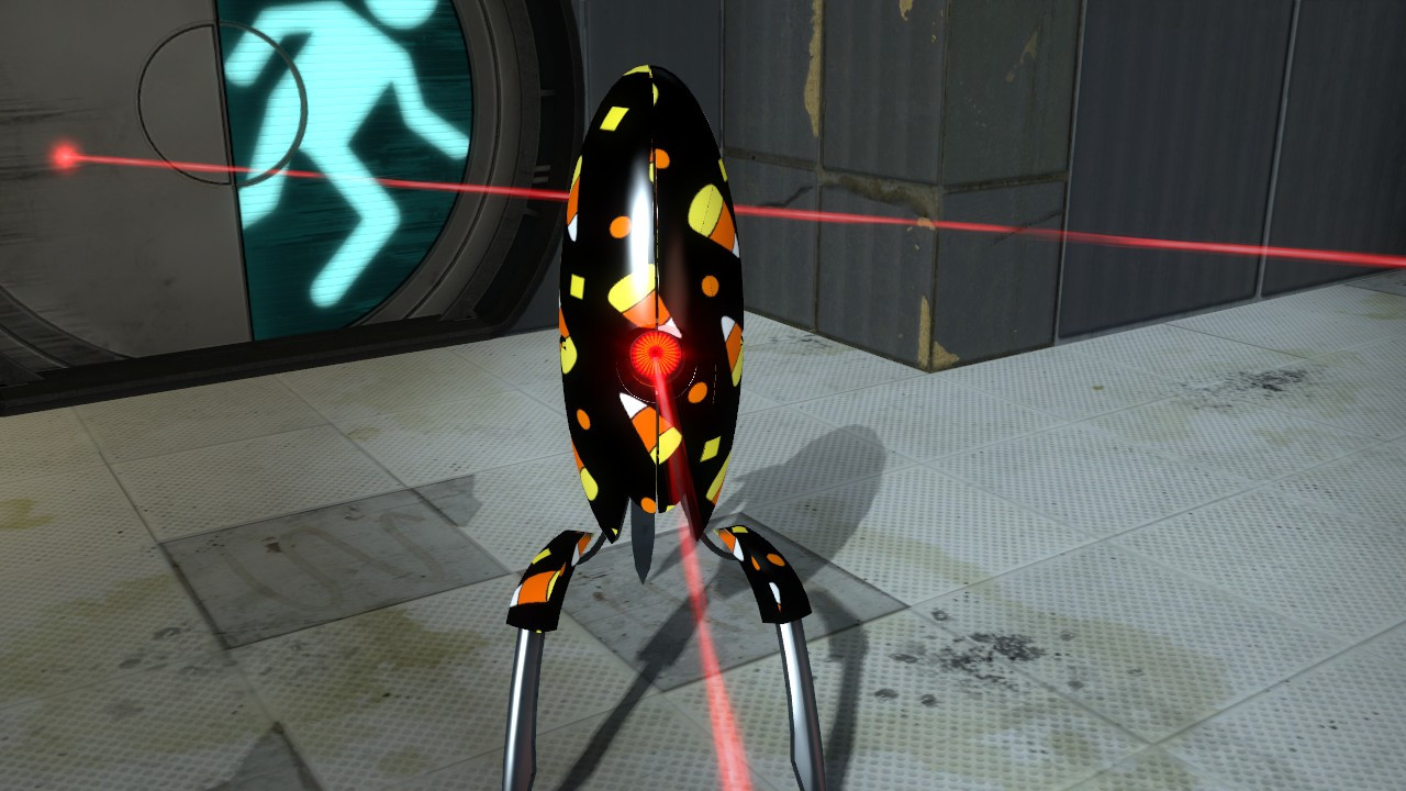 Candy Corn Turret Mod for Portal 2 | P2 Mods
